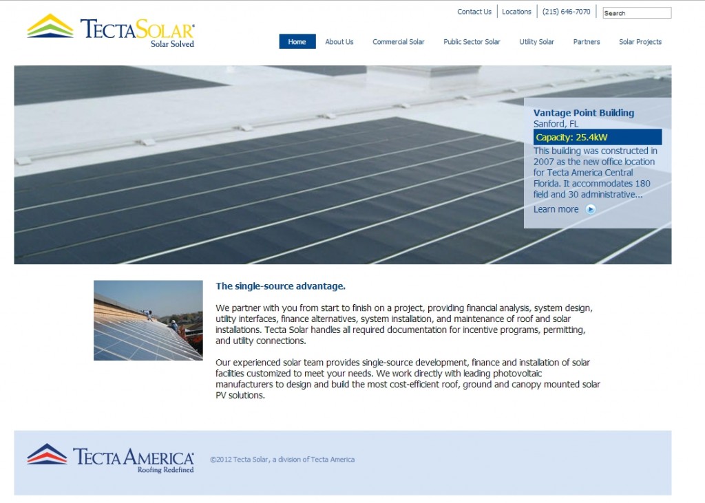 Tecta Solar Launches New Website | Solar Builder