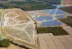 Custom engineering solar mounts for flood plain levels with AET