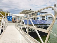 New floating marine science barge in Miami powered by PV