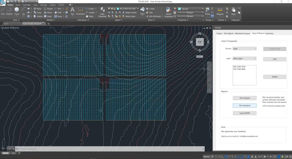 Pier analysis vs. slope analysis in ground-mount solar on uneven ...