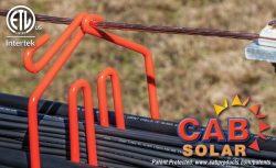 CAB Solar with two new above ground solar cable management systems ...