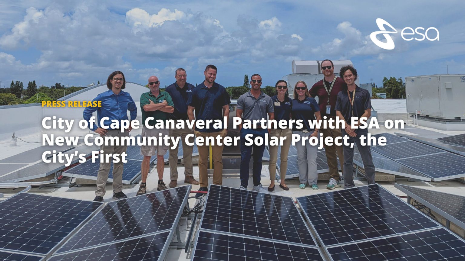 Cape Canaveral tapped ESA for city’s first community center solar ...