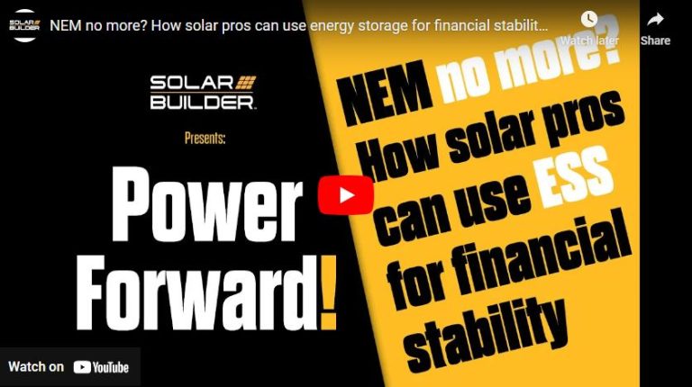 Post-NEM planning: How solar + storage can be a better business model ...