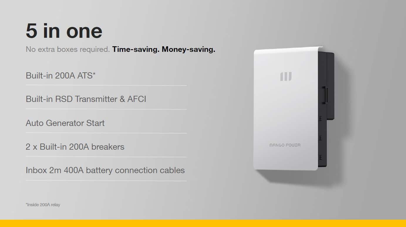 How Mango Power M home backup installs in 4 hours or less