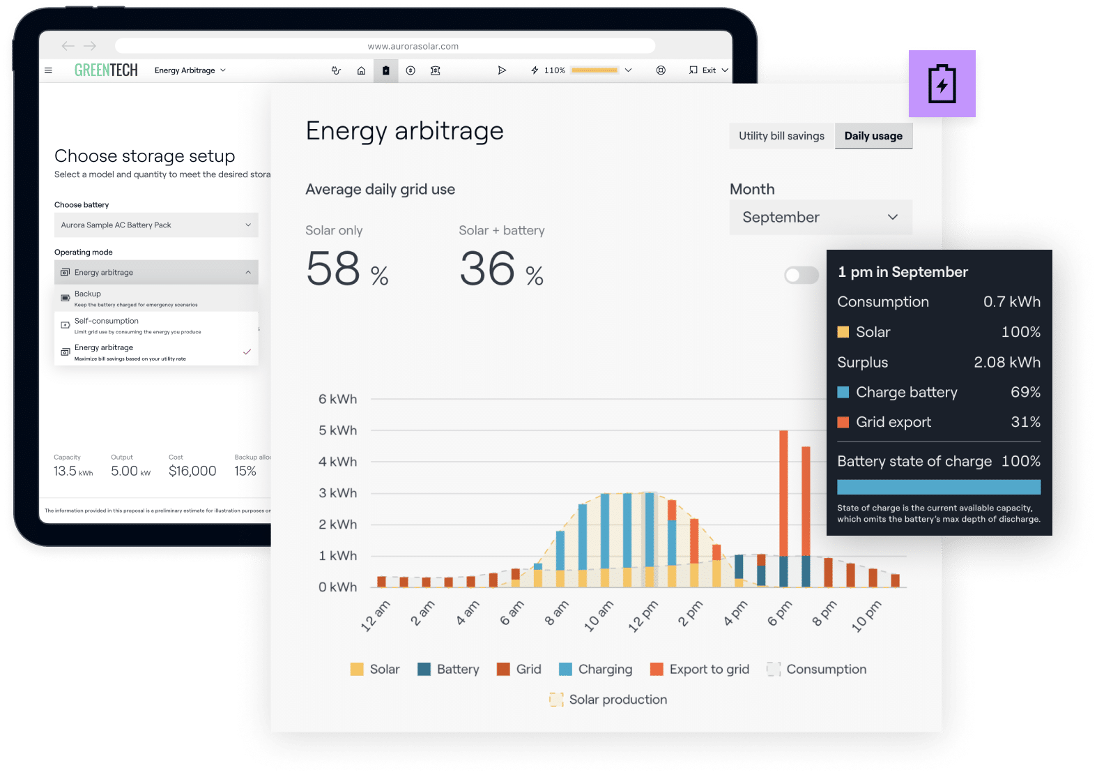 Design whole-home electrification plans with Aurora Solar