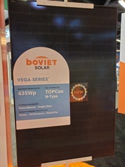 Boviet Solar showing new products at Intersolar, and more module news ...