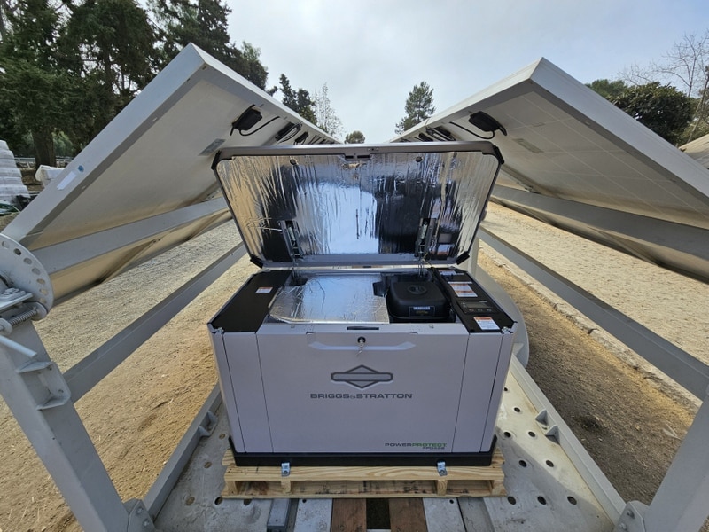 California landslide victims gain emergency solar + storage