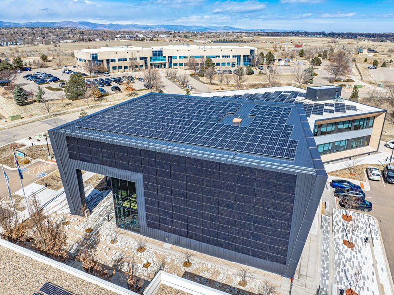 Vaisala’s Colorado HQ attaches solar panels to façade with S-5!